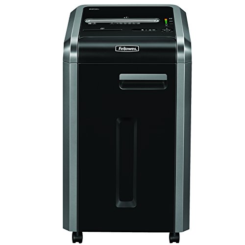 Fellowes Powershred 225Ci Shredder | 100% Jam Proof, 20-Sheet, Cross-Cut, Commercial Grade | 3825001 Model, Black