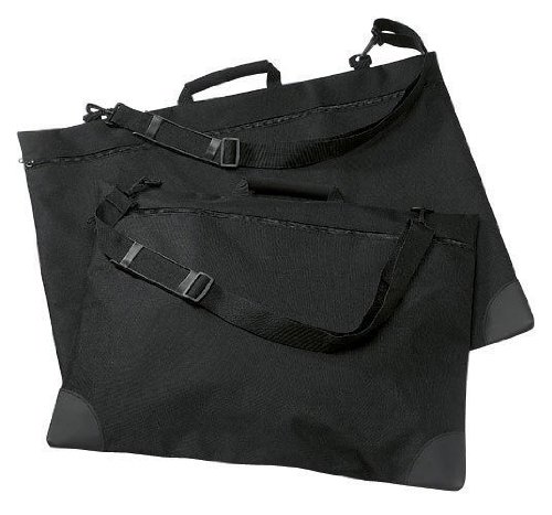 Durable Water-Resistant Nylon, Black Soft-Sided Portfolio 20" x 26"