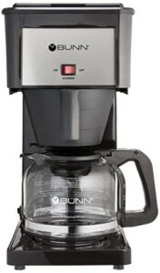 bunn grb velocity brew 10-cup home coffee brewer, black