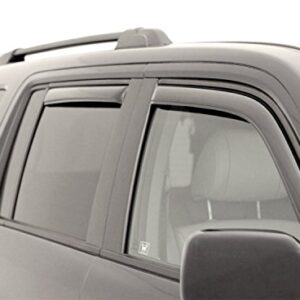 Auto Ventshade [AVS] In-Channel Ventvisor / Rain Guards | Smoke Color, 4 pc | 194084 | Fits 2009 - 2015 Honda Pilot