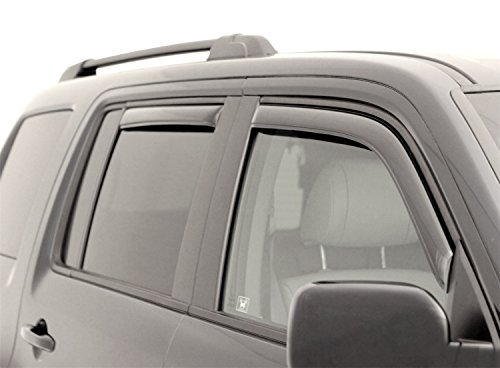 Auto Ventshade [AVS] In-Channel Ventvisor / Rain Guards | Smoke Color, 4 pc | 194084 | Fits 2009 - 2015 Honda Pilot