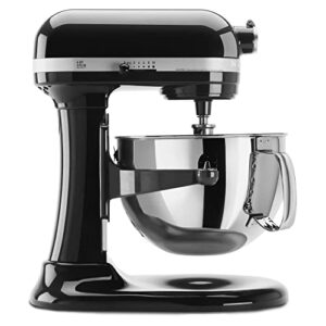 kitchenaid kp26m1xob 6 qt. professional 600 series bowl-lift stand mixer – onyx black