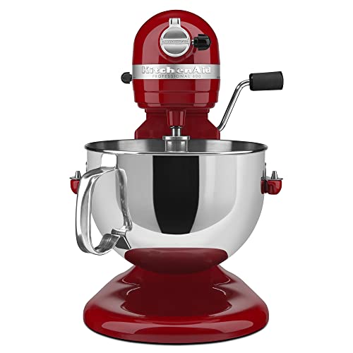 KitchenAid KP26M1XER 6 Qt. Professional 600 Series Bowl-Lift Stand Mixer - Empire Red