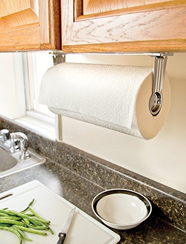 Fox Run Under Counter/Wall Mount Paper Towel Holder, Stainless Steel