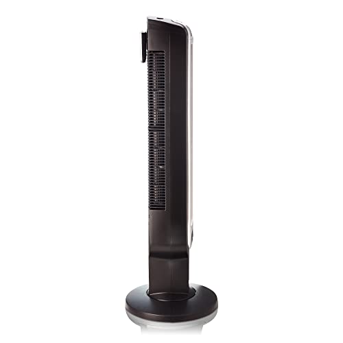 Lasko 2511 36” Oscillating 3-Speed Remote Control Tower Fan for Home, 36 Inch, Black