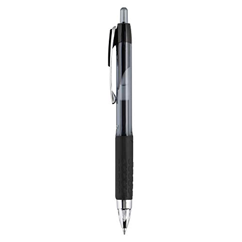 uniball Gel Pens, 207 Signo Gel with 0.7mm Medium Point, 12 Count, Black Pens are Fraud Proof