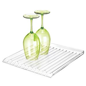 idesign forma bpa-free plastic dish drainer – 12″ x 14.25″ x 1.5″, clear