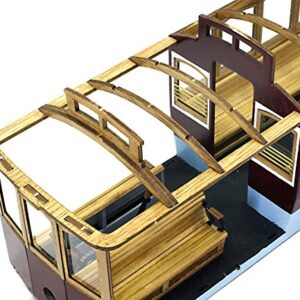 Occre San Francisco No.60 Cable Car (Street Car) Wooden Model Kit