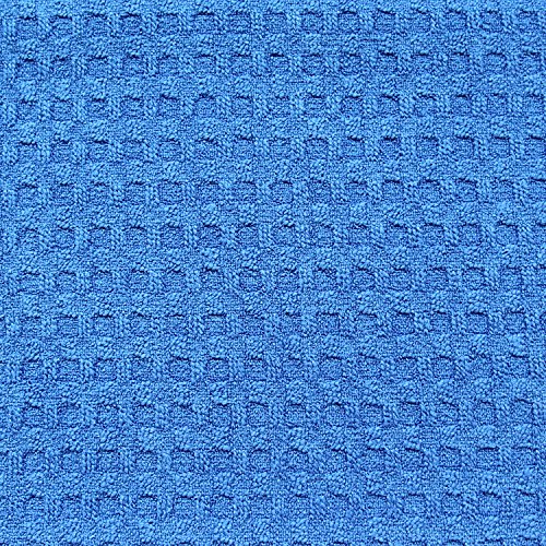 Viking Car Care 912400 Waffle Weave Drying Towel - 7 Square Feet, Royal Blue