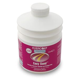 evercoat easy sand polyester finishing & blending putty for steel, fiberglass & more – 30 fl oz