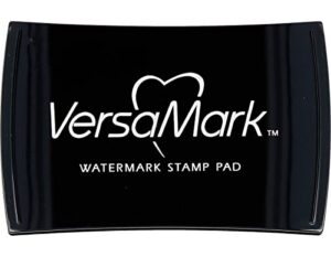 tsukineko vm000001 full-size versamark pigment inkpad, 3-inch x 2-inch, clear