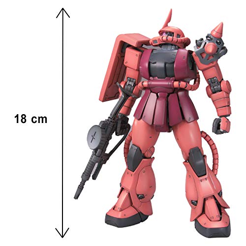 Bandai Hobby MS-06S Char's Zaku II Ver 2.0 Master Grade Action Figure, Model:BAN149834