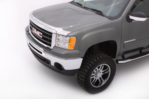 Auto Ventshade [AVS] Aeroskin Chrome Hood Protector | Low Profile, Chrome, 1 pc | 622003 | Fits 2007 - 2013 GMC Sierra 1500