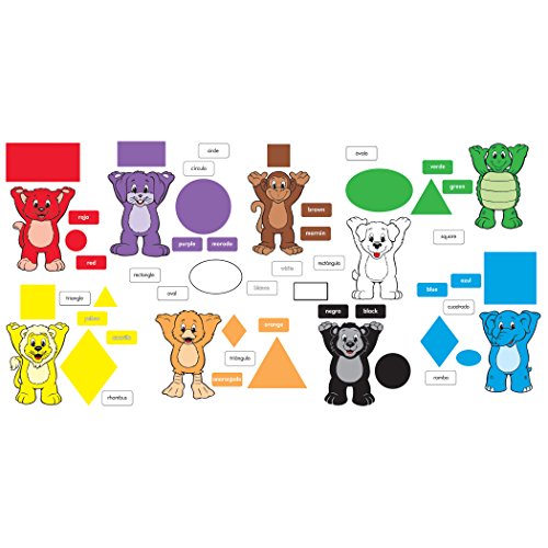 TREND enterprises, Inc. T-8010 Colors & Shapes (EN/SP) Bulletin Board Set