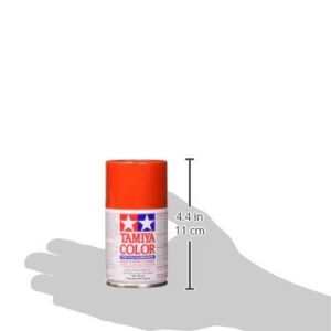 Tamiya 86034 PS-34 Bright Red Spray Paint, 100ml Spray Can