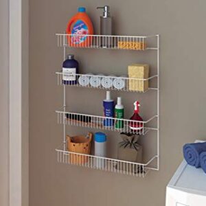 ClosetMaid 8033 4-Tier Wall Rack, 18-Inch Wide