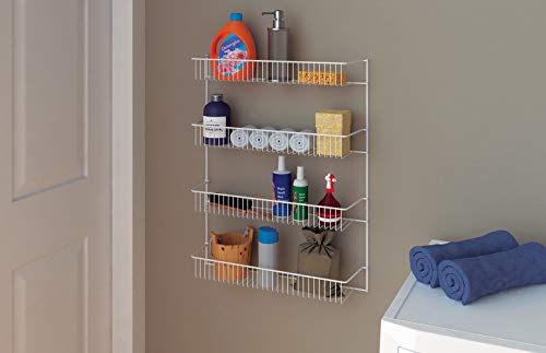 ClosetMaid 8033 4-Tier Wall Rack, 18-Inch Wide