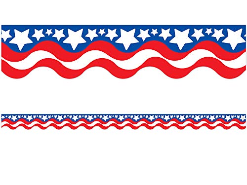 Teacher Created Resources Patriotic Border Trim, Multi Color (4158)