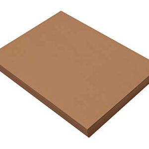 Prang (Formerly SunWorks) Construction Paper, Brown, 9" x 12", 100 Sheets