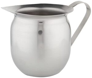 winco stainless steel bell creamer, 8-ounce, medium