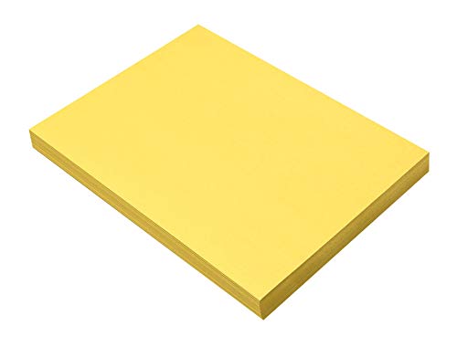 Prang (Formerly SunWorks) Construction Paper, Yellow, 9" x 12", 100 Sheets