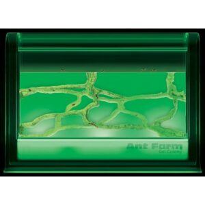 uncle milton ant farm live ant habitat, light-up gel colony