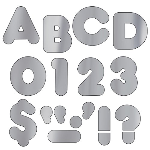 TREND enterprises, Inc. Silver Metallic 2" Casual UC Ready Letters