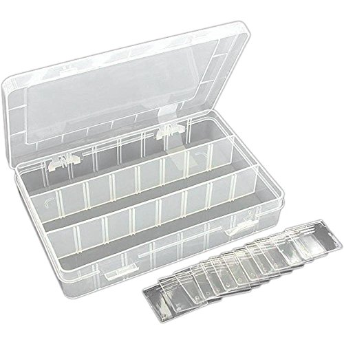 Adjustable Compartment Storage Tray for Beads