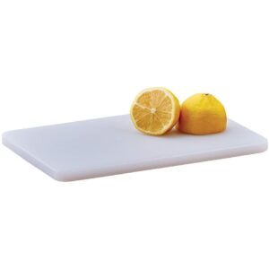 winco cbwt-610 cutting board, 6″ x 10″ x 1/2″, white