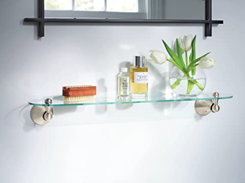 Moen DN7790BN Lounge Bathroom Vanity Shelf, Brushed Nickel