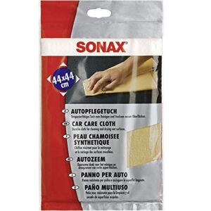 Sonax Car Care Cloth (1 Piece) - Durable Cloth for Cleaning and Drying Your Car Interior and Exterior. Soft, Handy and Highly Absorbent. Leaves No Water Stains | Item No. 04192000