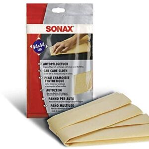 Sonax Car Care Cloth (1 Piece) - Durable Cloth for Cleaning and Drying Your Car Interior and Exterior. Soft, Handy and Highly Absorbent. Leaves No Water Stains | Item No. 04192000