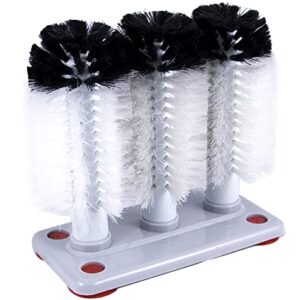 3 brush glass washer