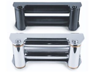 warn 24336 winch roller fairlead for 10″ drum, black