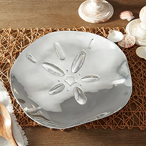 Mariposa Sand Dollar Platter White Large