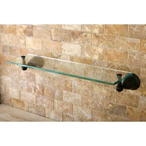 Kingston Brass BA1759ORB Heritage Glass Shelf, Oil Rubbed Bronze