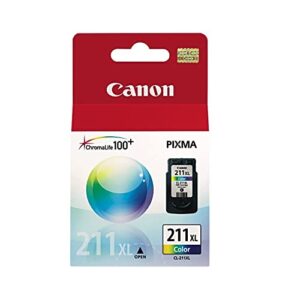 canon cl-211xl color ink cartridge compatible to ip2702, mx340, mx350, mx320, mp250, and mp270 (2975b001)