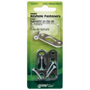 hillman fasteners 2pksgl ld keyholehanger (pack of 10) hooks wall