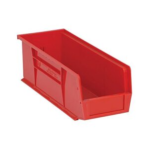 quantum storage systems qus234rd storage bin, red