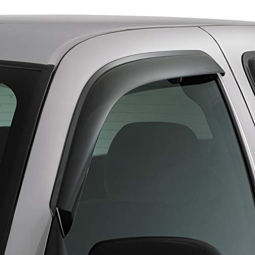 Auto Ventshade [AVS] Ventvisor / Rain Guards | Outside Mount, Smoke Color, 2 pc | 92847 | Fits 2000 - 2001 Dodge RAM 1500, 2000 - 2002 Dodge RAM 2500/3500 (w/ Towing Mirror)