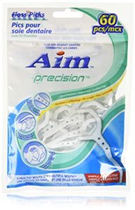 aim precision floss picks 50 pack