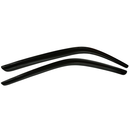 Auto Ventshade [AVS] Ventvisor / Rain Guards | Outside Mount, Smoke Color, 2 pc | 92030 | Fits 1975 - 1998 Dodge Full Size Vans