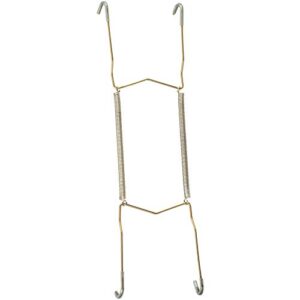 national hardware n259-978 v2525 plate hangers in brass , 8″ – 11″