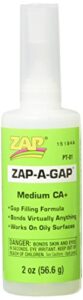 pacer technology (zap) zap-a-gap adhesives, 2 oz