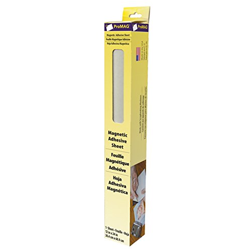 ProMag Adhesive Magnetic Sheet, 1'X2'