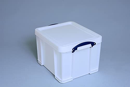 Really Useful Storage Box 35 Litre White Strong