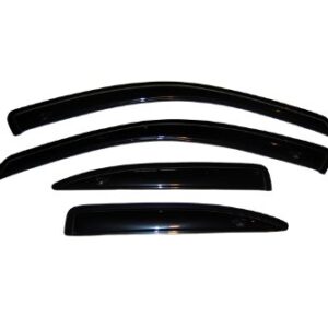 Auto Ventshade [AVS] Ventvisor / Rain Guards | Outside Mount, Smoke Color, 4 pc | 94851 | Fits 1999 - 2005 Volkswagen Jetta Sedan