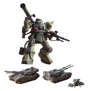 bandai hobby ms-06 zaku the ground war set 1/144 – uc hard graph