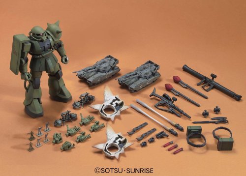 Bandai Hobby MS-06 Zaku The Ground War Set 1/144 - UC Hard Graph