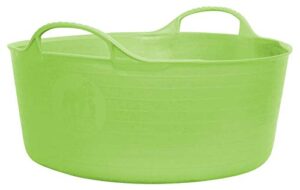 tubtrug sp15pst shallow pistacio flex tub, 15 liter